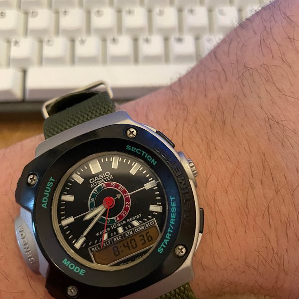 [WTS] Vintage Casio Pro Trek Altimeter with 24-hour Time | WatchCharts