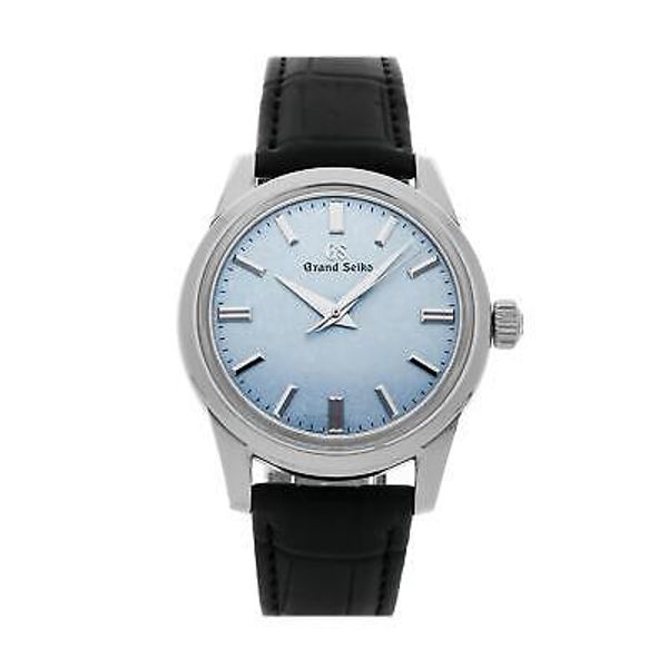 Grand Seiko Elegance Collection Steel Manual Wind 37mm Blue Dial Watch ...