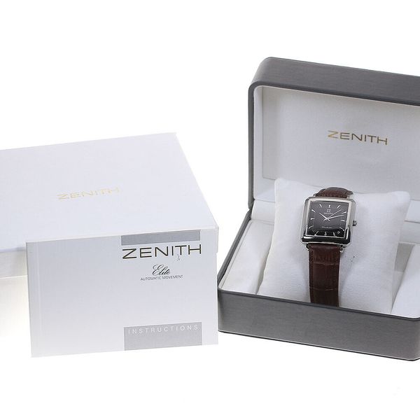 ZENITH Elite 90/01.0100.670 Square Date black Dial Automatic Men's ...