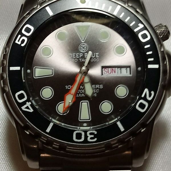 DEEP BLUE DIVERS WATCH PROTAC BACK DIAL | WatchCharts Marketplace
