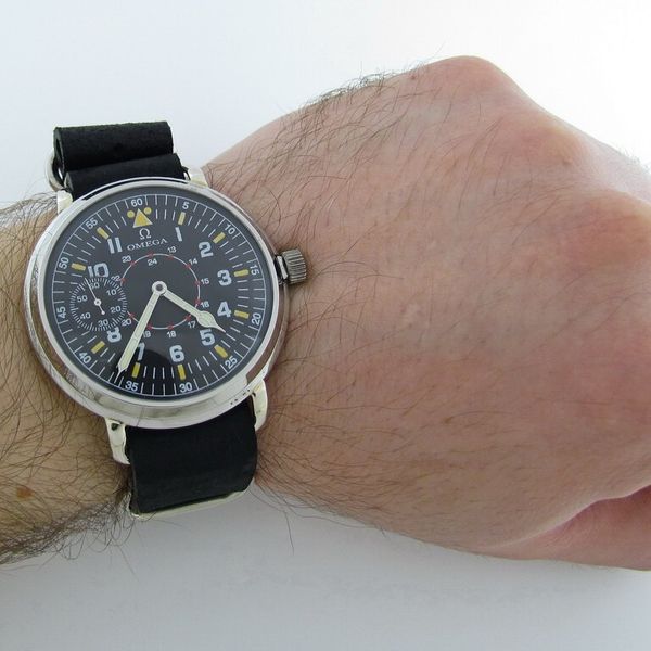 Omega Laco Aviator FLIEGER Luftwaffe Pilot WW2 Vintage 1939-1945 Swiss ...