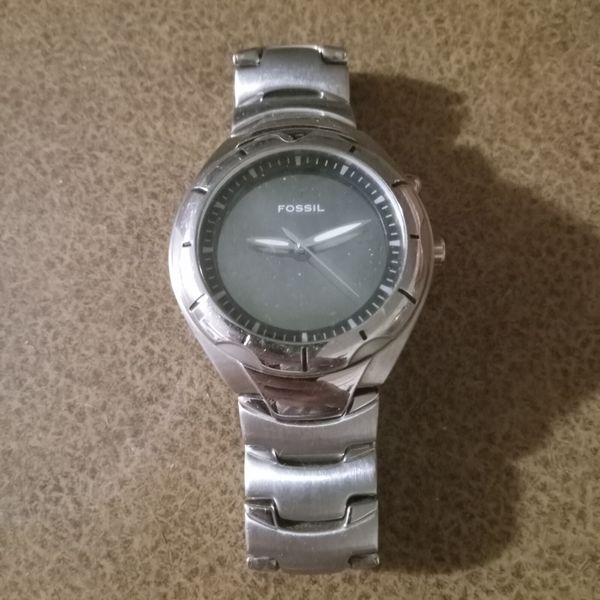 Fossil Kaleido Watch AM-3537 Mens Big Tic Quartz Analog Three Hands ...