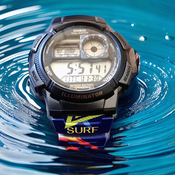 Casio illuminator Watch Diving Digital Rare Surf Limited Edition ...