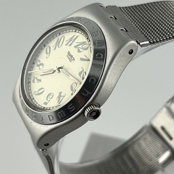 Vintage Simple Swatch Irony 90s Watches | 1997 Minimal Design Steel ...