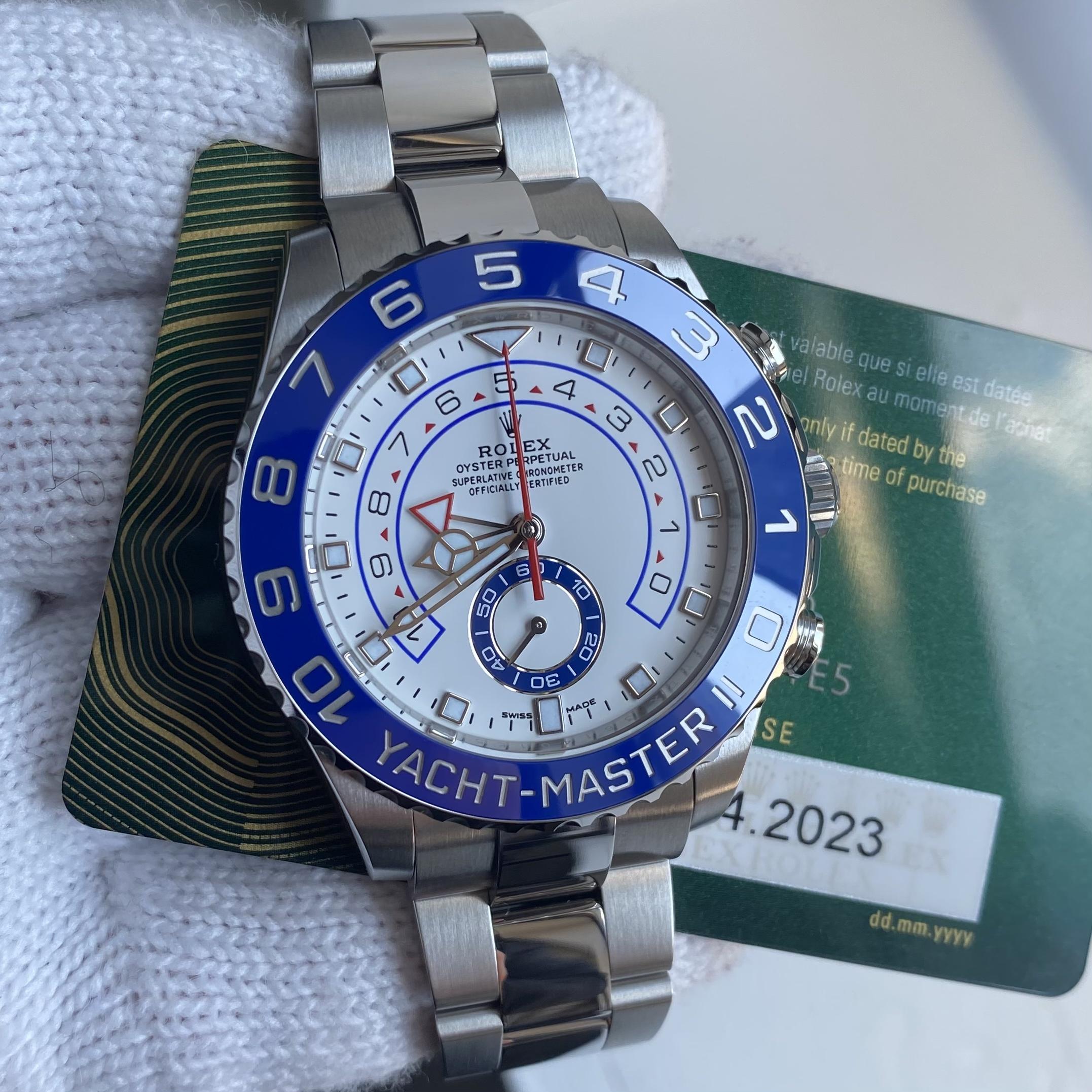 2023 Rolex 116680 Yacht-Master II Steel NEW | WatchCharts Marketplace