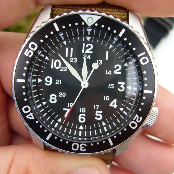 SOLD: Seiko SKX007 Mod - MK II Dial, Military Hands, Maratac Nato Strap ...