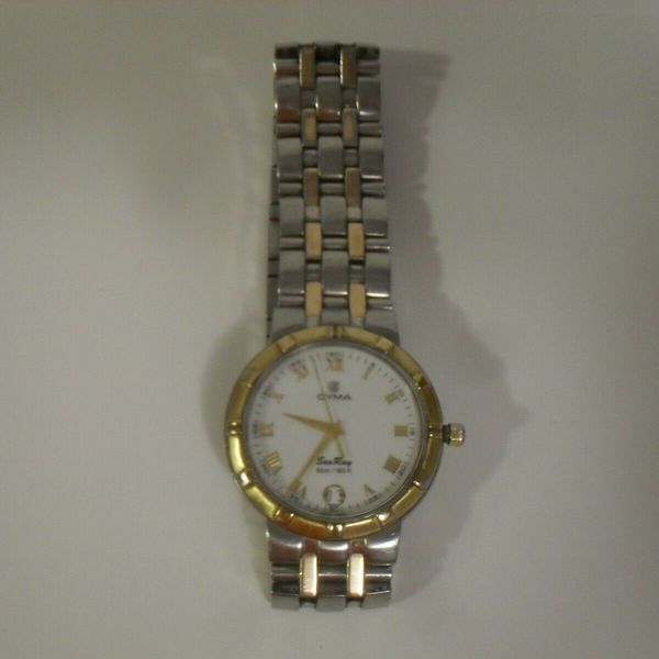 Cyma Le Locle Two Tone Mens Watch Sea Ray | WatchCharts Marketplace