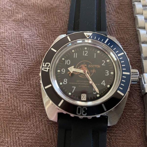 FS: Vostok Amphibian 170 w Scuba Dude Dial & Batman Bezel | WatchCharts