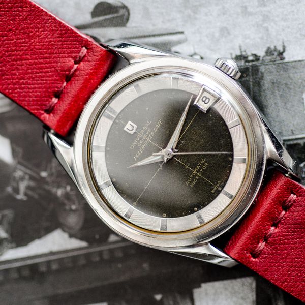 [WTS] 1958 Universal Geneve Polerouter (Cal 215-1, Tropical dial ...