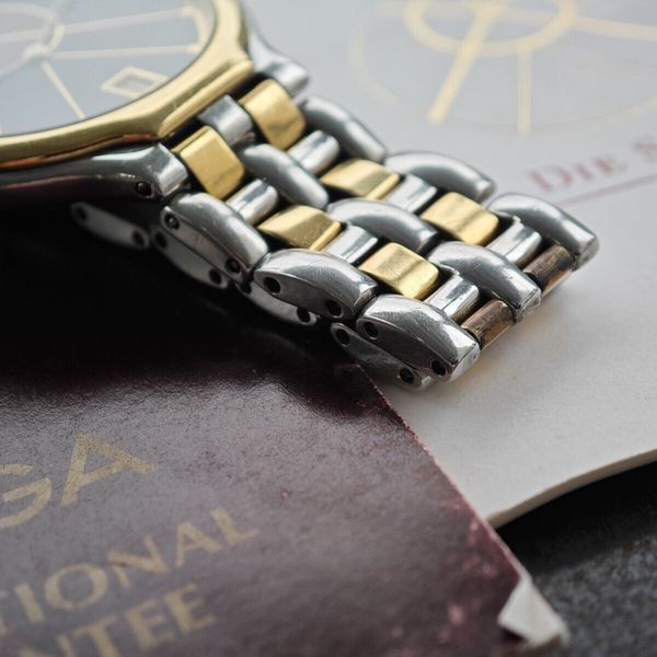 TiccTacc - Vintage Omega DeVille "The Symbol - SUN" Two Tone & Papers ...