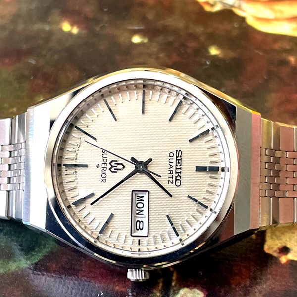 1976 Seiko Superior gorgeous Guilloche dial men's watch,Ref 4883-8001 ...
