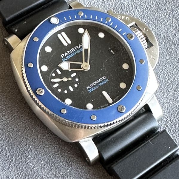 [$8,350 USD] [FS] PAM 1209 Panerai Submersible Azzurro 42mm | WatchCharts