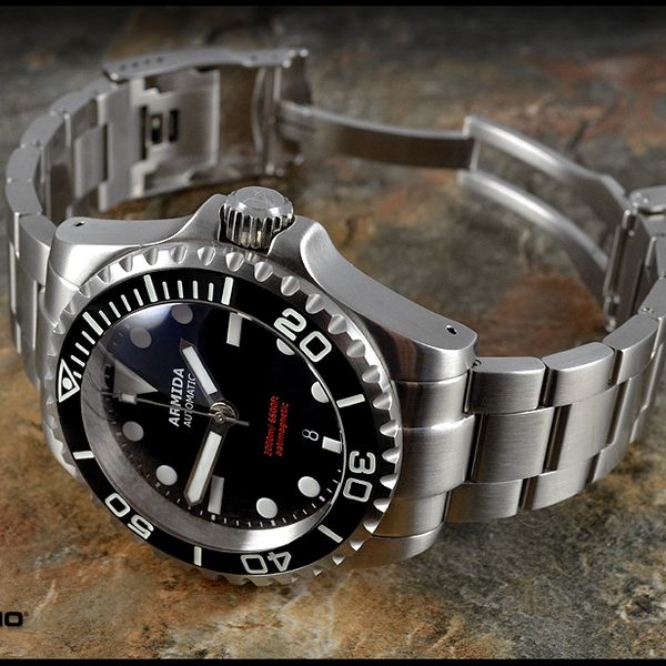 SOLD: Armida A4 2000m - Superdome - Black Dial | WatchCharts Marketplace