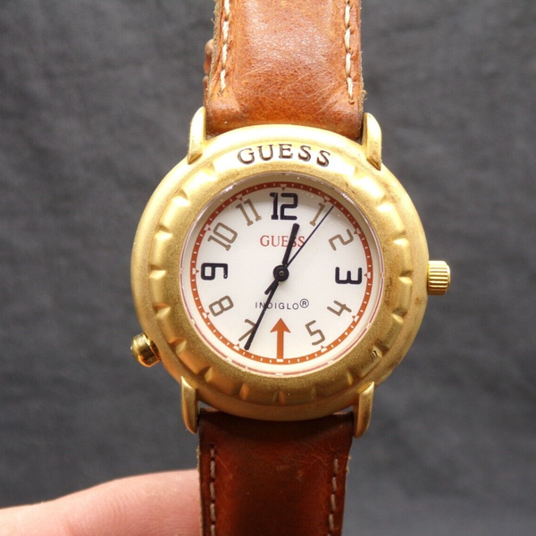 Men's Vintage 1996 GUESS Watch w/ Backlight & New Battery - Works Great ...