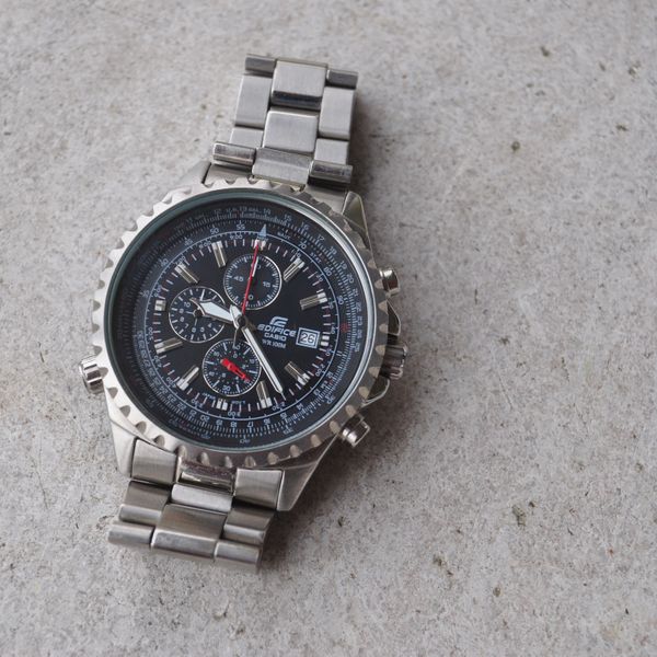 [WTS][WTT]Casio EF527D-1AV Slide rule Chrono "Poor man's Navitimer ...