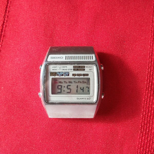 Vintage Seiko A159-5009-G LCD Digital Quartz Watch in Working Condition ...