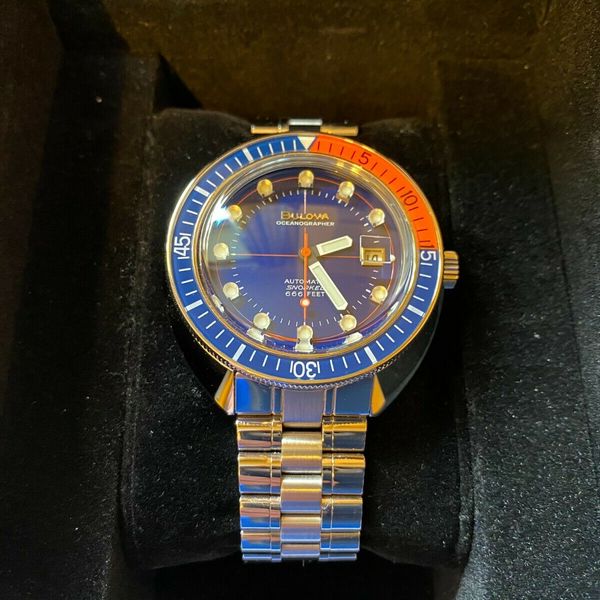 Bulova Oceanographer Devil Diver 200m Men's Diver's Watch 96B321 ...