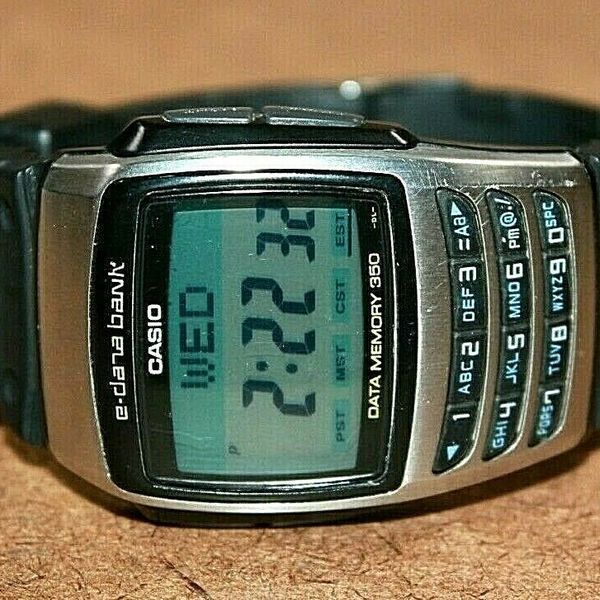 Casio E-Data Bank Memory 350 Multi-Function Watch EDB-610 [110WEI ...