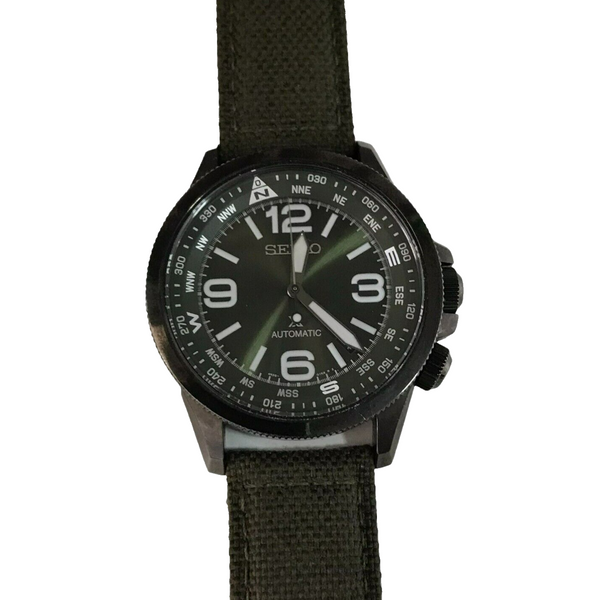 Seiko Prospex Automatic Land Compass Green Dial Men's Watch SRPC33K1 ...
