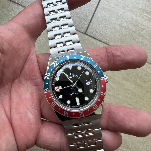 Timex Q GMT Pepsi | WatchCharts Marketplace