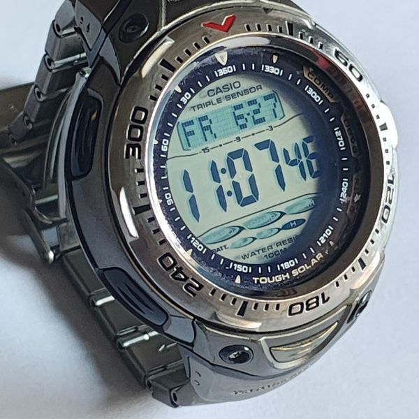 RELOJ CASIO SEA PATHFINDER TITANIO SPF-70T MÃ DULO 2825 VINTAGE LEER ...