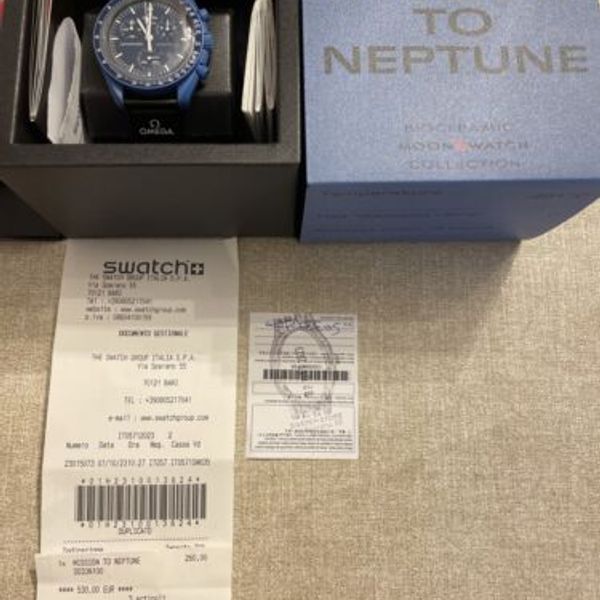 Omega X Swatch Bioceramic Moonswatch Collection “Mission To Neptune ...