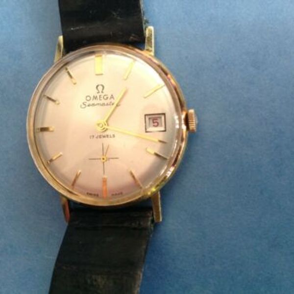 omega seamaster 18k Gold Watch. 17 jewels | WatchCharts Marketplace