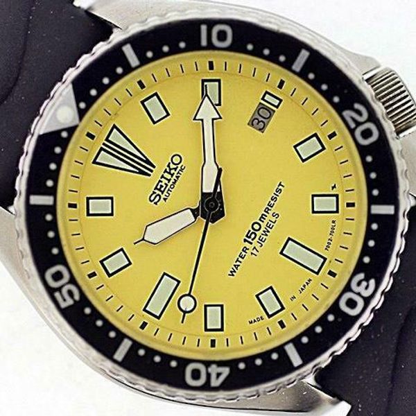 Seiko yellow Vintage Old Diver | WatchCharts