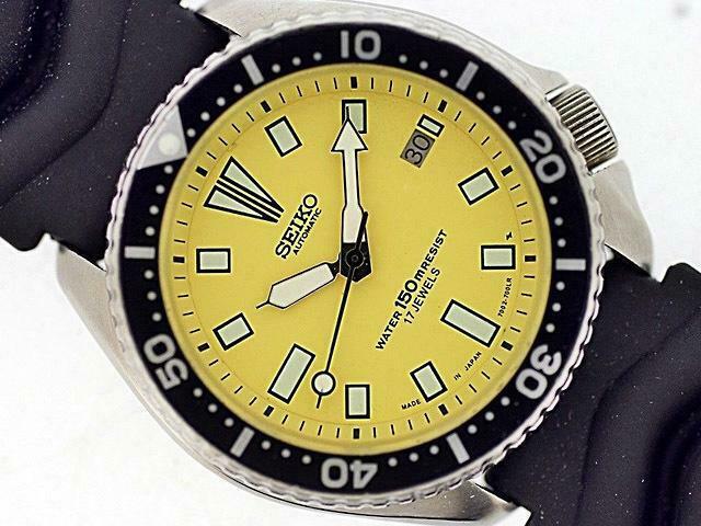 Seiko yellow Vintage Old Diver | WatchCharts