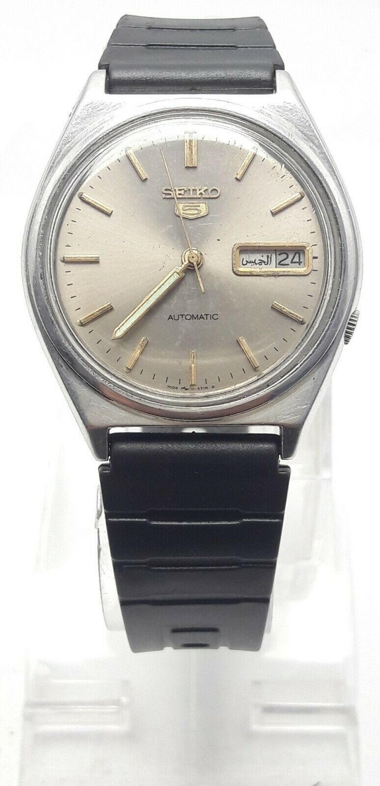 VINTAGE SEIKO 5 AUTOMATIC 7009-3140 A DAY&DATE MEN'S JAPAN WATCH (J.2975) | WatchCharts