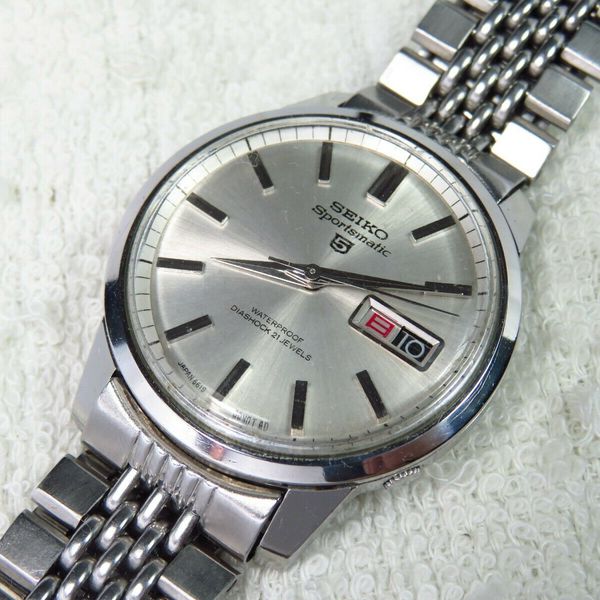 Vintage 1966 Seiko Sportsmatic 5 watch [ 6619 - 8140 ] | WatchCharts Marketplace