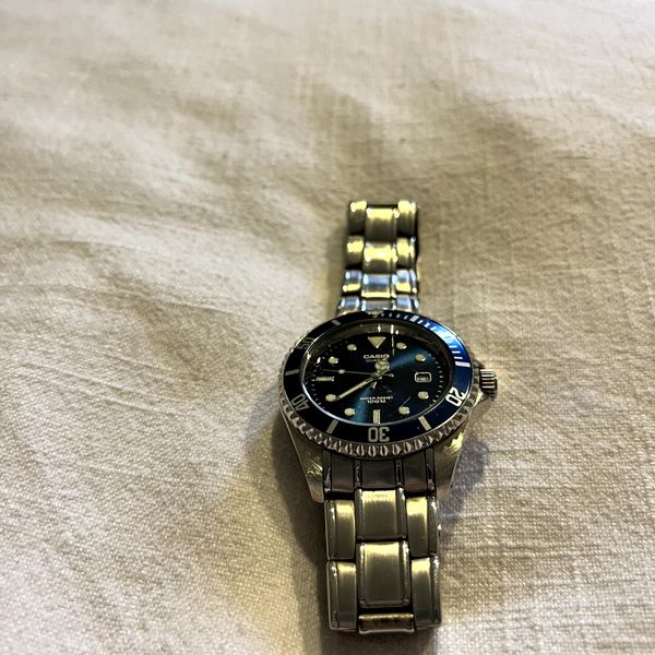 Blue Casio MTD-1010 Quartz Divers Watch [PLEASE READ] | WatchCharts ...