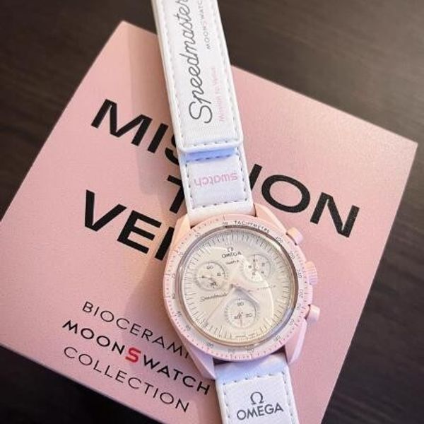 New OMEGA x Swatch MoonSwatch Mission To VENUS Moon Watch -With Box ...
