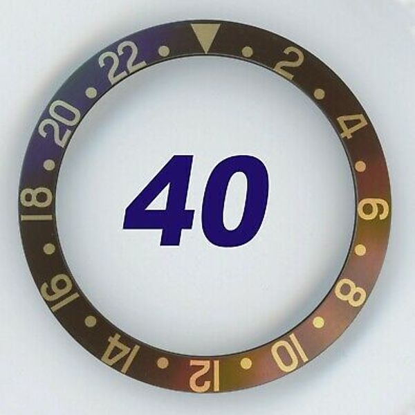 Fat Font Rolex Brown NOS Bezel for GMT Master 1675/8 or 16758 | WatchCharts