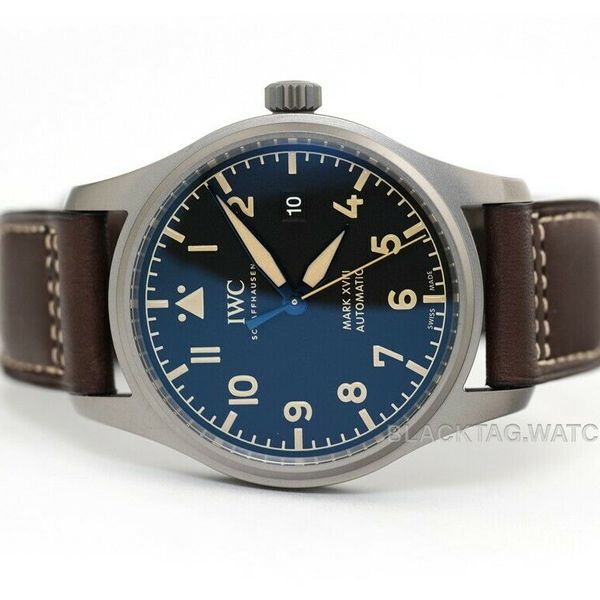 IWC Pilots Watch Mark XVIII Heritage IW327006 Wristwatch Titanium Mens ...