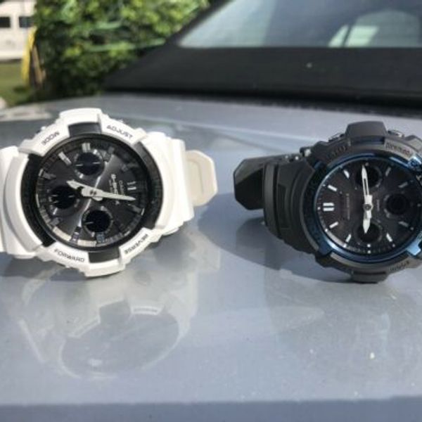 Casio G-Shock Men’s Watch Lot GAS-100B & AWH-M100A BOTH NEED SOLAR ...