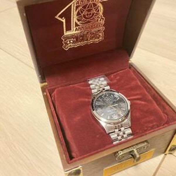 SEIKO ONE PIECE Official 10th Anniversary Wrist Watch Golden Compass ...