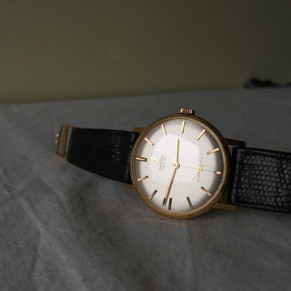 SOLD FS: 18k OMEGA CENTURY - pristine all original (incl strap) - 18k ...