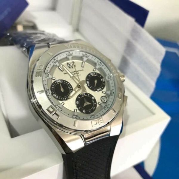 Technomarine Cruise Steel Silver Case Chronograph Mens Watch TM-115345 ...
