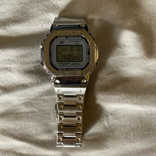 Casio G Shock, Tough Solar Bluetooth Multi Band 6, GMW 8500 Stainless ...