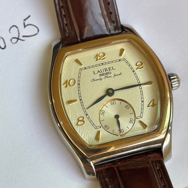 [WTS]1996 Seiko Laurel LJAK600 (925 Silver / 18K Gold Bezel) Serviced ...