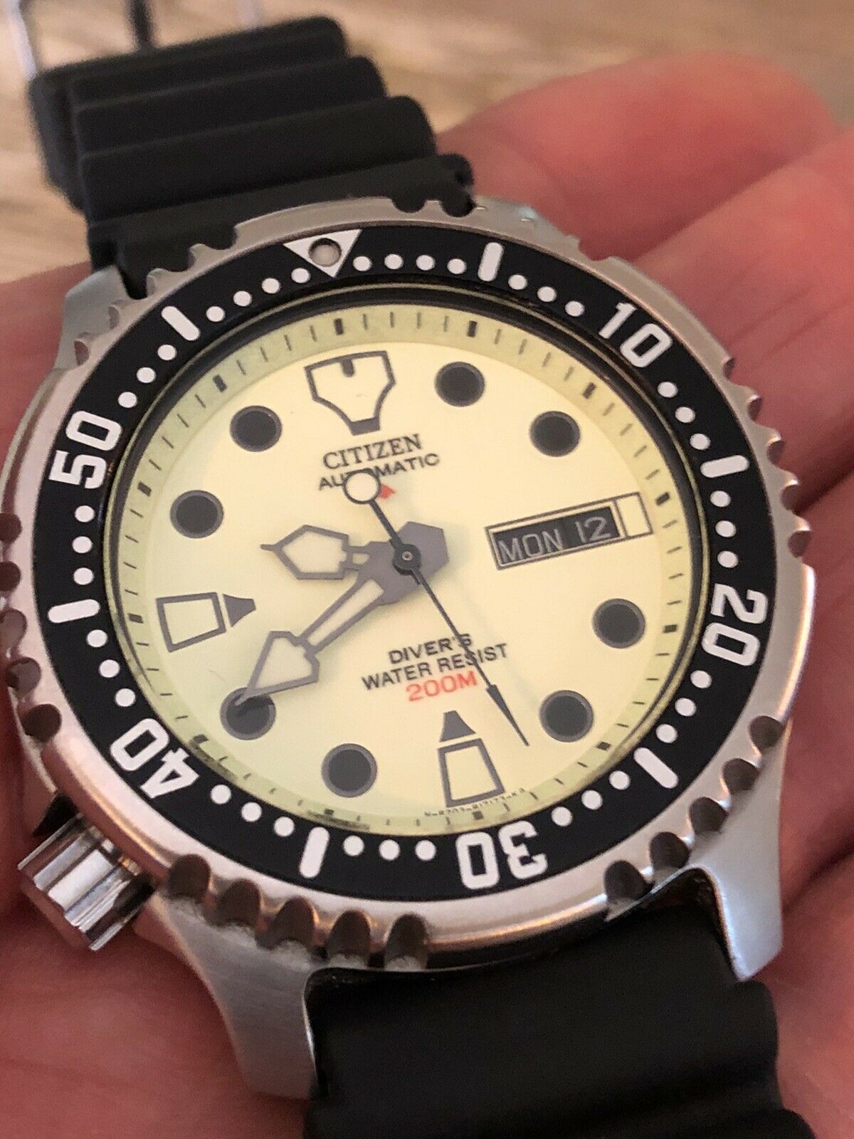 Citizen Promaster Automatic NY0040-09W Divers Watch Full Lume Version ...