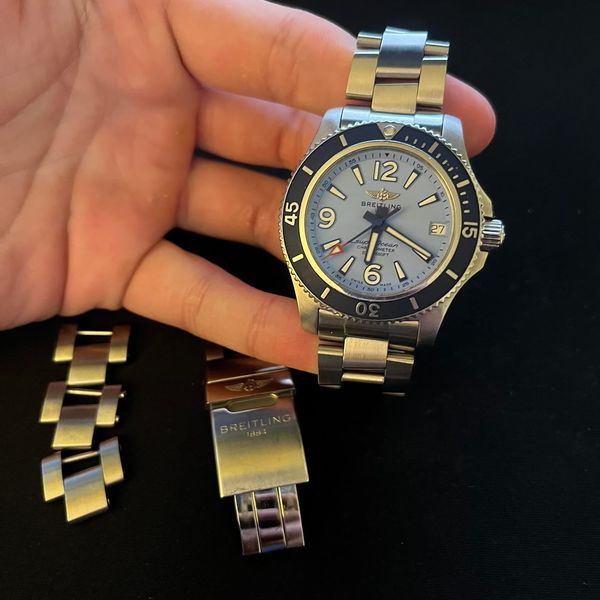 [WTS] Breitling Superocean 36mm blue + OEM Micro Adjust Clasp A17316 ...