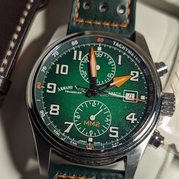 [$900 USD] Armand Nicolet MM2 Chronograph | WatchCharts Marketplace