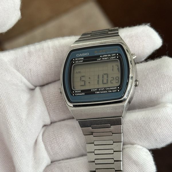 Vintage Casio Casiotron Universal Calendar 79CS-53 Menâ s JDM Digital ...
