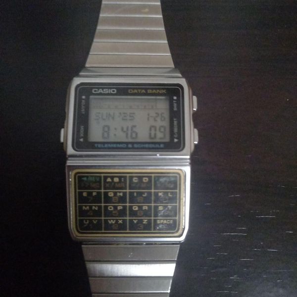 Casio Data Bank DBC610 Digital Watch Calculator Vintage Japan Model ...