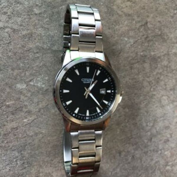 Citizen Men’s Watch 1112-S088216 Stainless Steel Japan Movt. Bin E ...