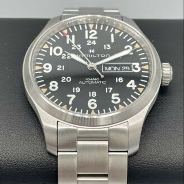 Hamilton Khaki Field Day Date H70535131 Swiss Automatic 80 hours Power ...