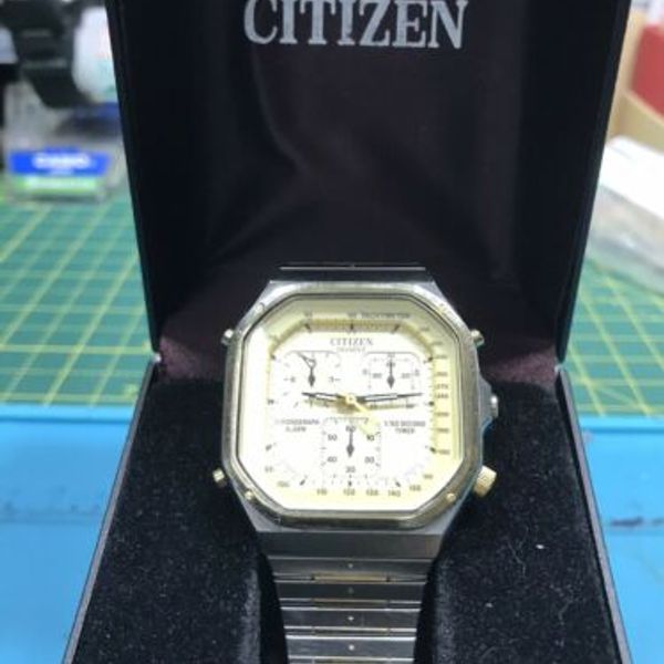 Vintage Citizen Chronograph Watch 3530 Quartz Movement With Original ...