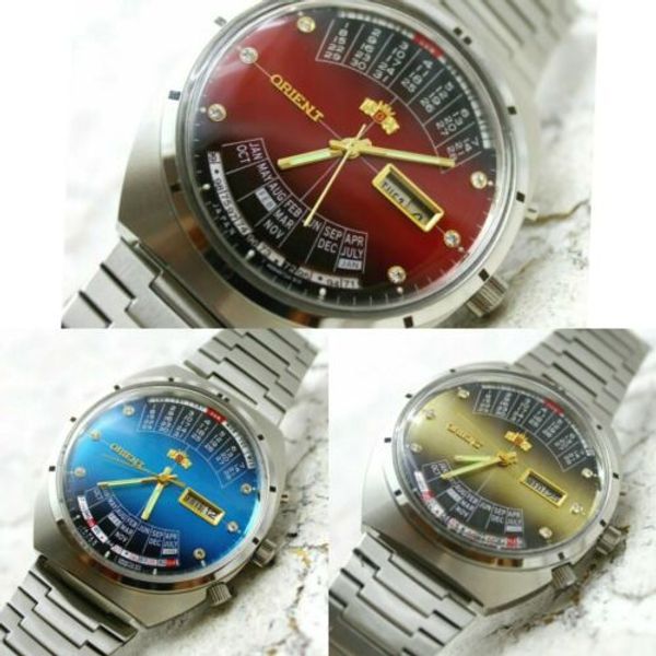 NEW ! Set of 3 Watch Orient College Perpetual Multi Year Calendar ...